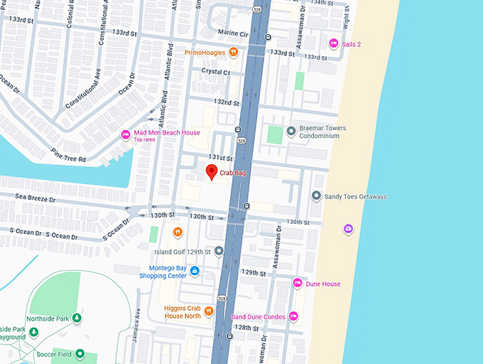 16. crab bag map