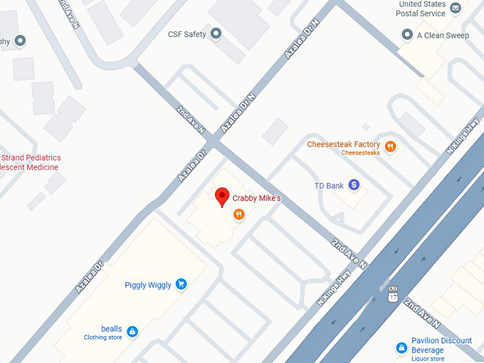 16. crabby mike's map