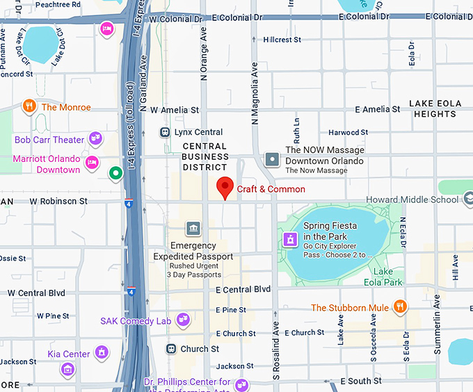 16. craft & common map