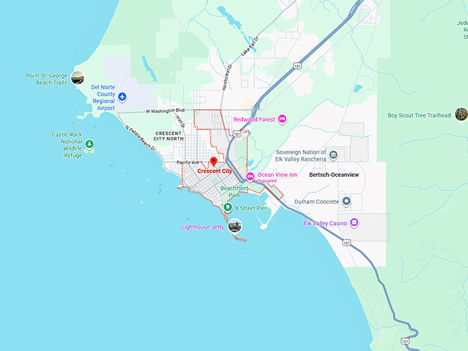16. crescent city map