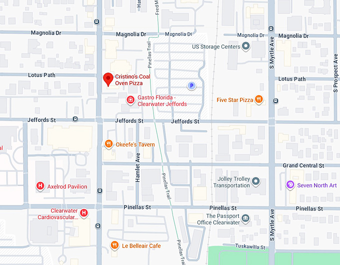 16. cristino's coal oven pizza map