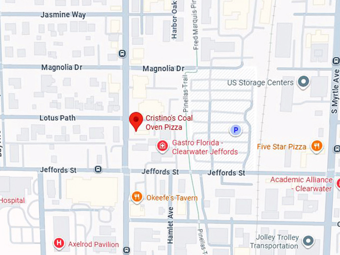 16. cristino's coal oven pizza map