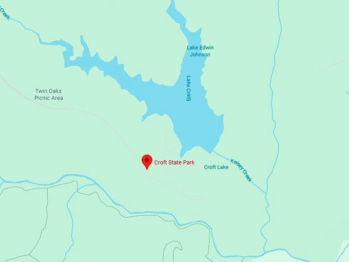 16. croft state park map