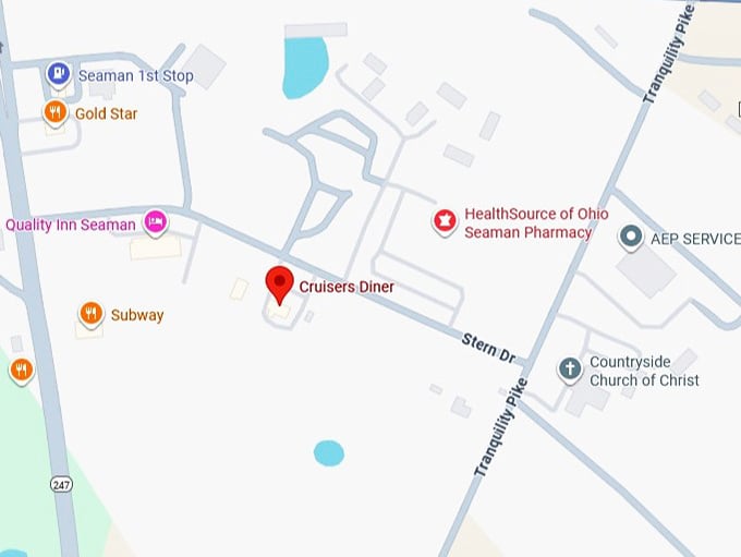 16. cruisers diner map