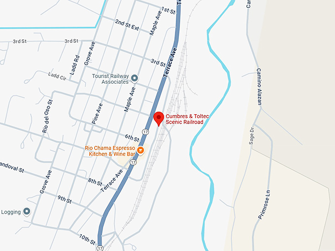 16. cumbres & toltec scenic railroad map