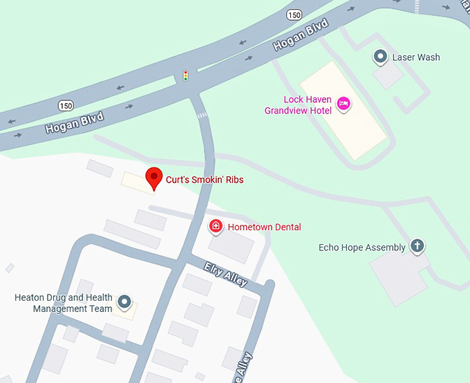 16. curt's smokin' ribs map