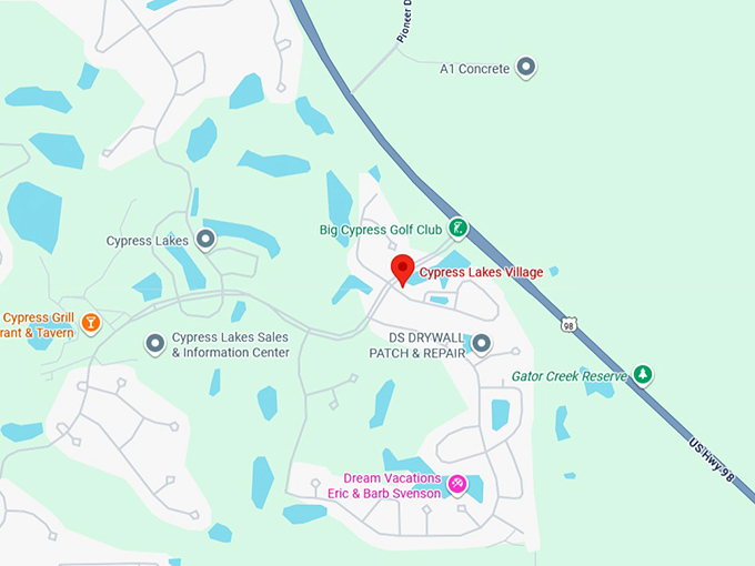 16. cypress lakes village map