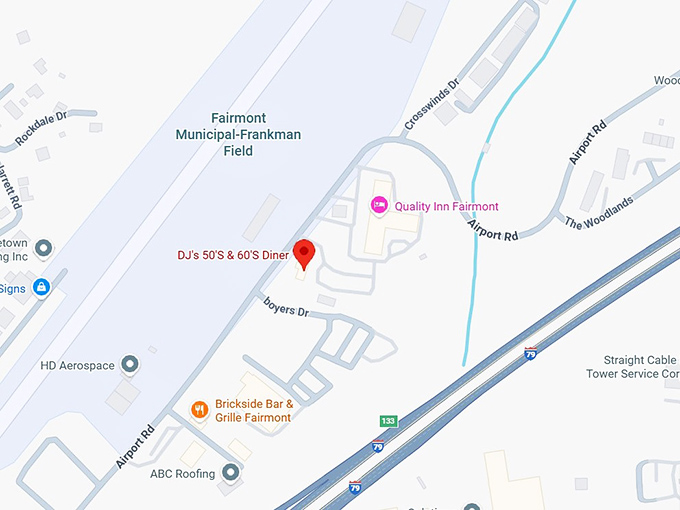 16. dj&rsquo;s 50&rsquo;s & 60&rsquo;s diner map