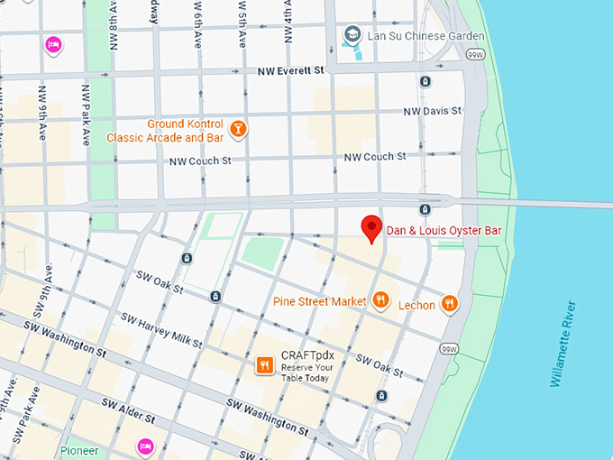 16. dan & louis oyster bar map