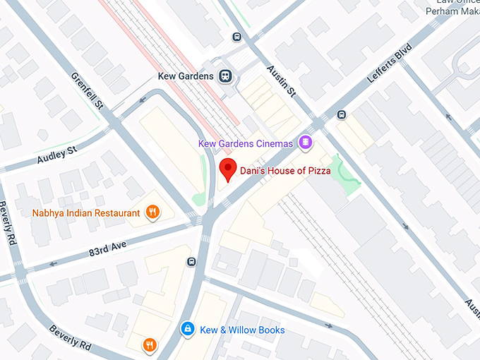 16. dani&rsquo;s house of pizza map