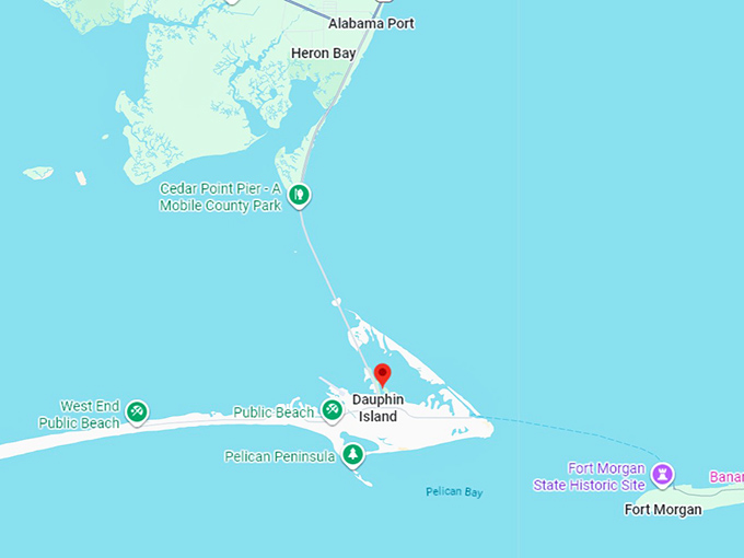 16. dauphin island map