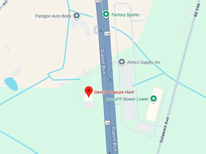 16. dave's treasure hunt map