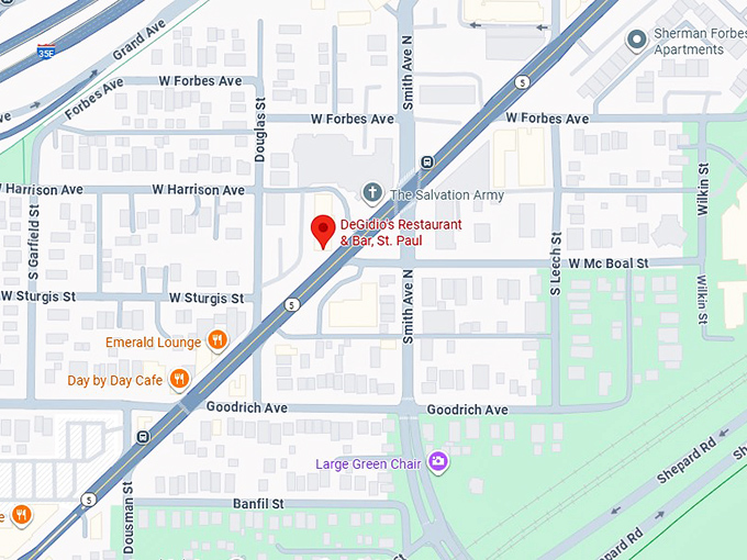 16. degidio's restaurant & bar, st. paul map