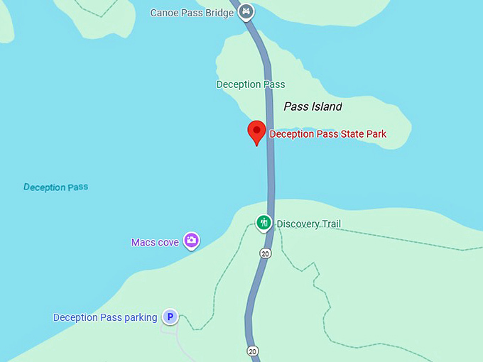 16. deception pass state park map