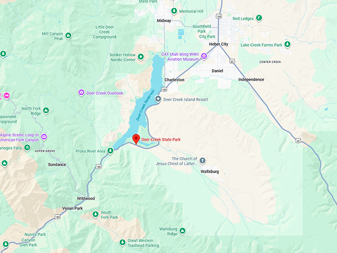 16. deer creek state park map