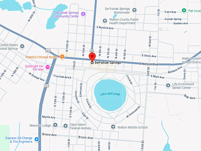 16. defuniak springs map