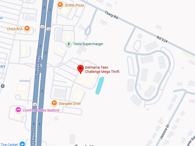 16. delmarva teen challenge mega thrift map