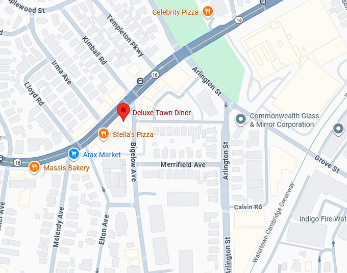 16. deluxe town diner map