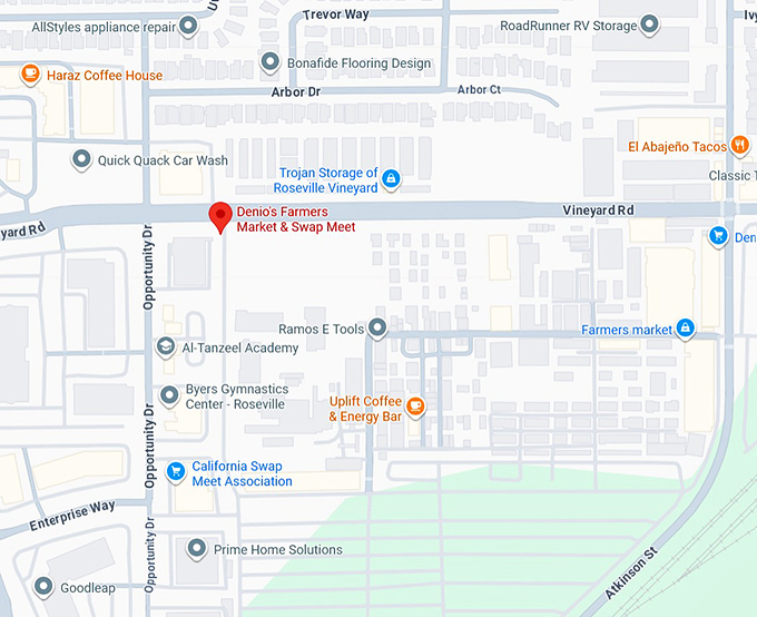 16. denio's farmers market & swap meet map