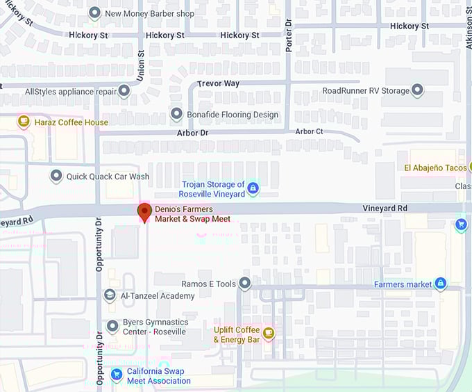 16. denio's farmers market & swap meet map