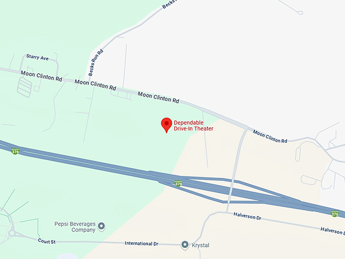 16. dependable drive‑in theater map