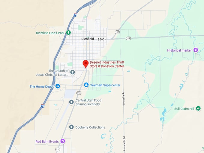 16. deseret industries thrift store & donation center (700 s main st) map