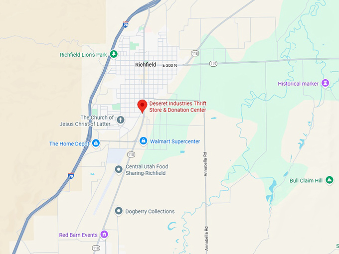 16. deseret industries thrift store & donation center (700 s main st) map