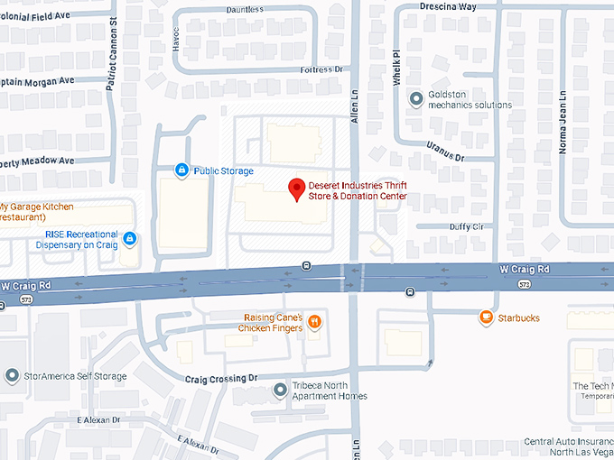 16. deseret industries thrift store & donation center map