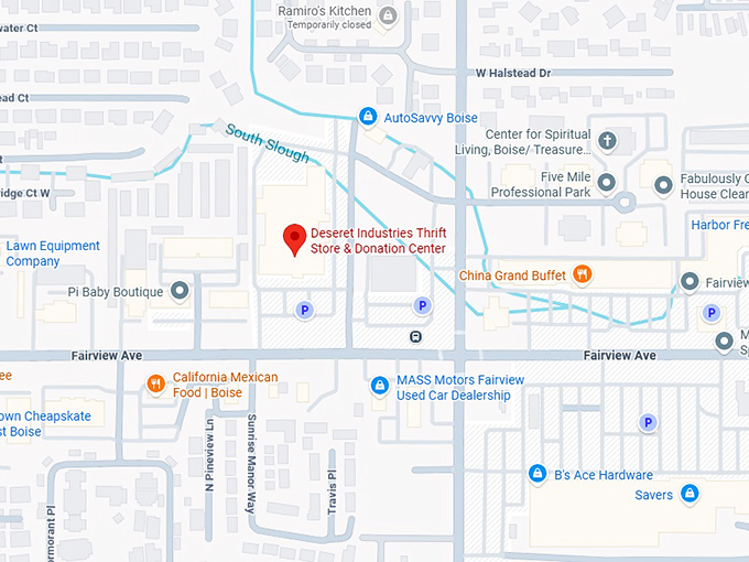 16. deseret industries thrift store & donation center map