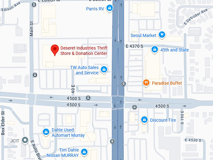 16. deseret industries thrift store & donation center map