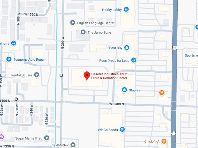 16. deseret industries thrift store & donation center map