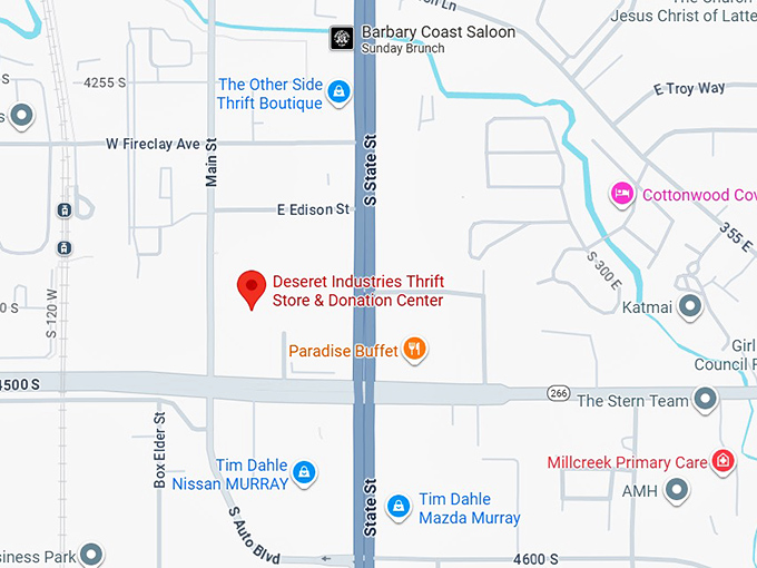 16. deseret industries thrift store & donation center map