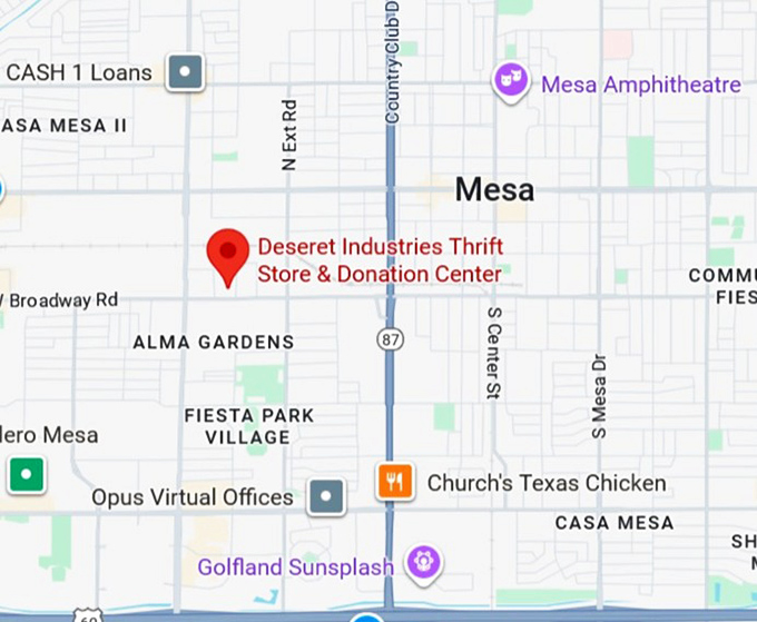 16. deseret industries thrift store & donation center map