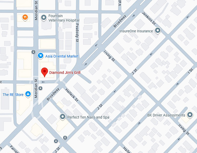 16. diamond jim&rsquo;s grill map