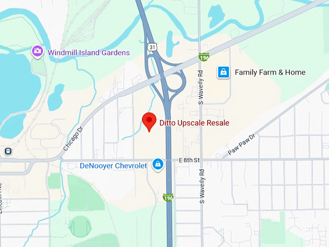 16. ditto upscale resale map