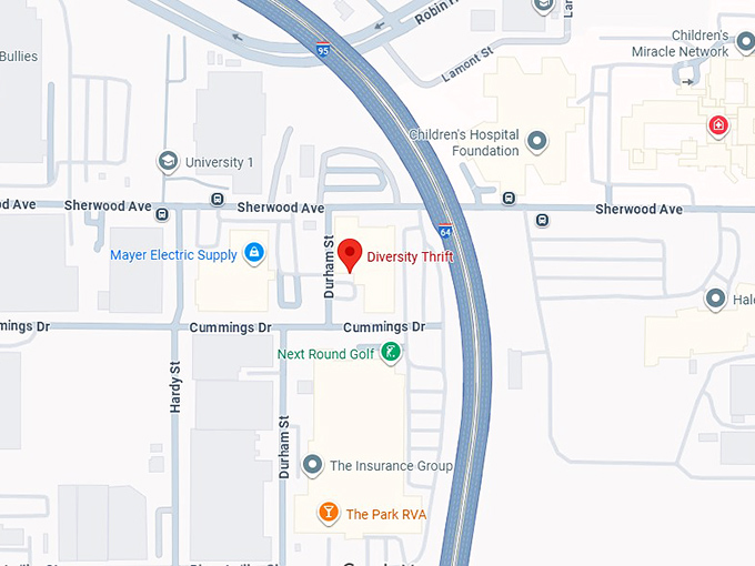 16. diversity thrift map