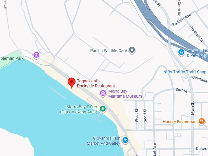 16. dockside restaurant map