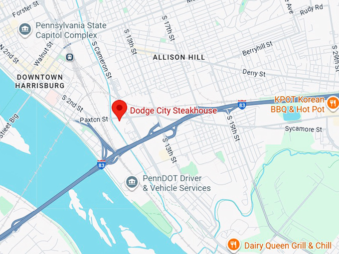 16. dodge city steakhouse map