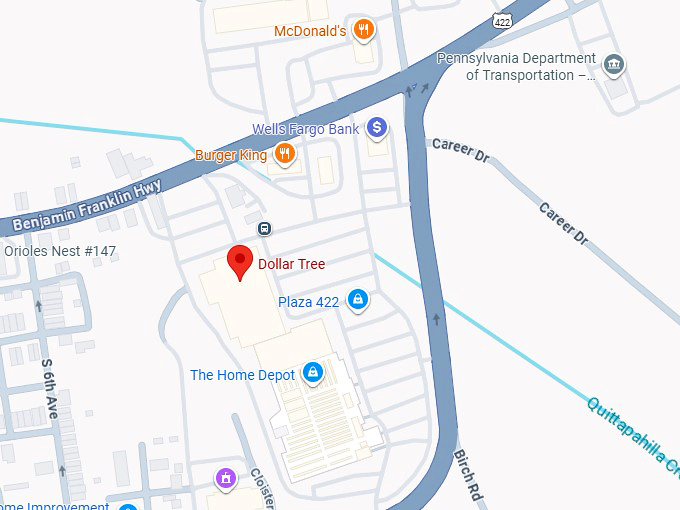 16. dollar tree (833 e walnut st #422) map