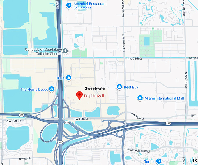 16. dolphin mall map