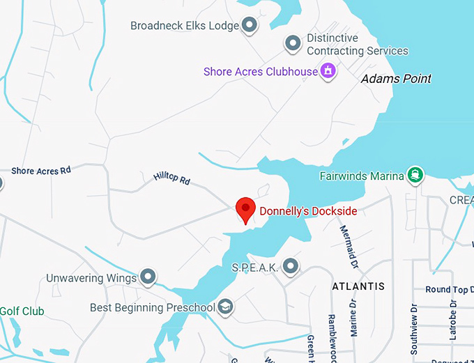 16. donnelly's dockside map