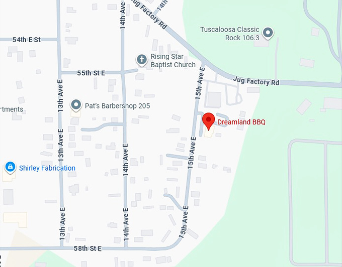 16. dreamland bbq map