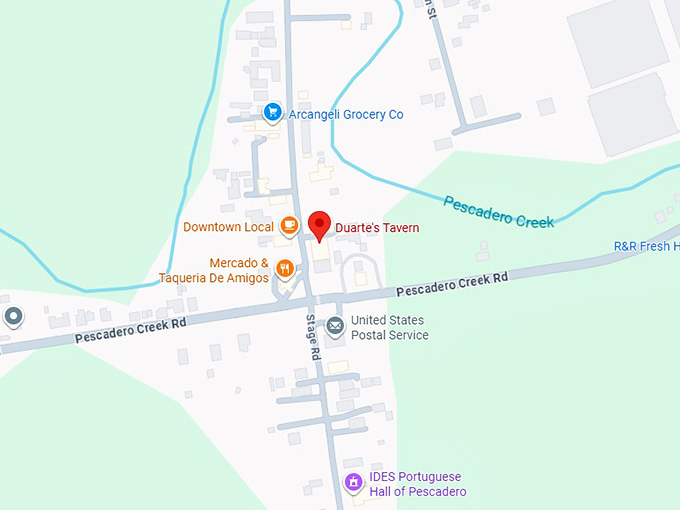 16. duarte's tavern map