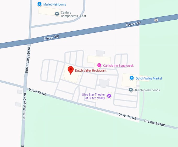 16. dutch valley restaurant map