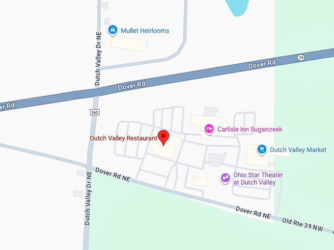 16. dutch valley restaurant map