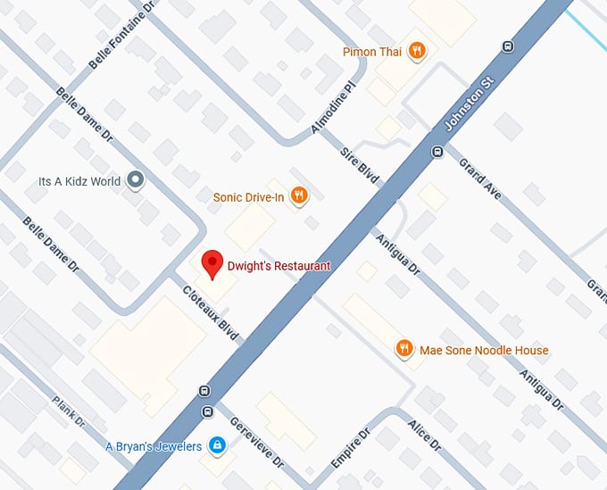 16. dwight&rsquo;s restaurant map