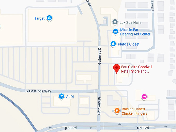 16. eau claire goodwill retail store and training center map