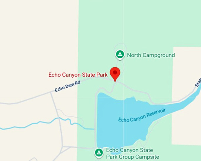 16. echo canyon state park map