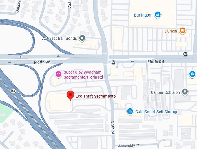 16. eco thrift sacramento map