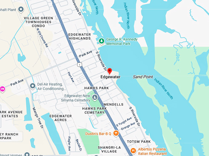 16. edgewater map